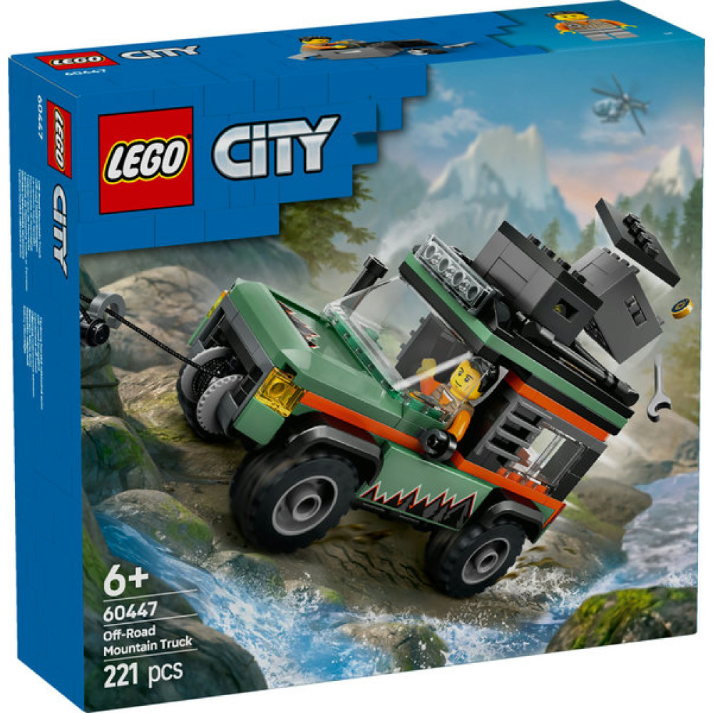 LEGO CITY 60447 Górska ciężarówka terenowa 4x4